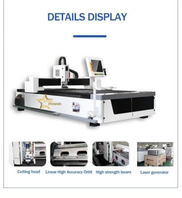 China High Quality Stability Performance Stainless Steel Metal Laser Cutting Machine for sale