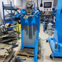 China Vertical Seam Round Finishing CNC Outer Sanding Belt Grinding Machine For Manual Sink for sale
