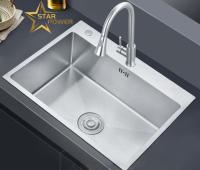 China Sink Wash Basin Wash Basin Handmade Single Basin Stainless Steel Sink for sale