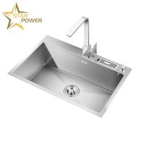 China Multi-Gauge Stainless Steel Hand Sink Kitchen Appliances Customized for sale