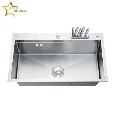 China Customizable 304 Stainless Steel Hand Sink For Domestic Kitchens for sale