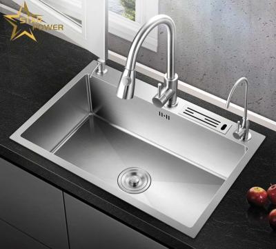 China Durable Easy To Clean Stainless Steel Hand Sink For Household Kitchens for sale