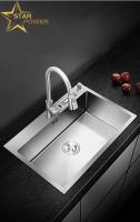China Hand Sanded Sink Stainless Steel kitchen Sink for sale