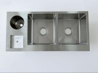China 304 Stainless Steel Double Bowl Kitchen Sink with Accessories for sale