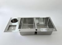 China 304 Stainless Steel Double Bowl Kitchen Sink with Accessories for sale
