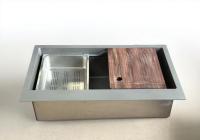 China 304 Stainless Steel Double Bowl Kitchen Sink with Accessories for sale