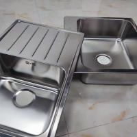 China 304 Stainless Steel Stretched Kitchen Sink Set Customizable Size for sale
