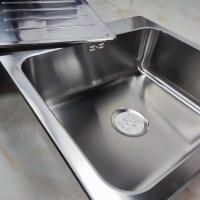 China 304 Stainless Steel Stretched Kitchen Sink Set Customizable Size for sale