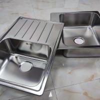 China 304 Stainless Steel Stretched Kitchen Sink Set Customizable Size for sale