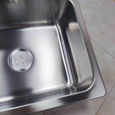 China 304 Stainless Steel Single Bowl Kitchen Sink Undermount or Top Mount for sale