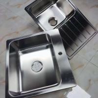 China 304 Stainless Steel Single Bowl Kitchen Sink Undermount or Topmount for sale