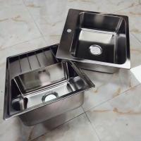 China 304 Stainless Steel Single Bowl Kitchen Sink Undermount or Topmount for sale