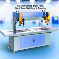China Automatic Dual-Table Metal Seam Welding & Pressing Machine for sale