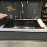 China Grey Stainless Steel Kitchen Sink Partition 11kg Load Capacity for sale