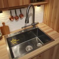 China Grey Stainless Steel Kitchen Sink Partition 11kg Load Capacity for sale