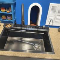 China Stainless Steel Double-Bowl Kitchen Sink 11kg Capacity for sale