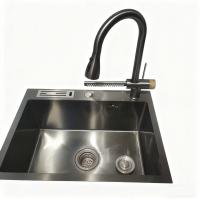 China DeepMax Pro 10-inch Extra-Deep Basin Stainless Steel Kitchen Sink with Sound-Dampening Pads and Anti-Condensation Coating for sale