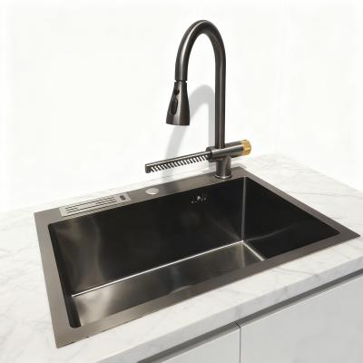 China DeepMax Pro 10-inch Extra-Deep Basin Stainless Steel Kitchen Sink with Sound-Dampening Pads and Anti-Condensation Coating for sale