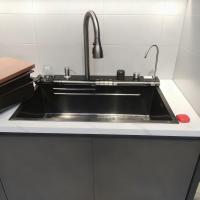 China High-Performance Multi-Functional Stainless Steel Kitchen Sink with Customizable Size for sale
