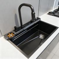 China High-Performance Multi-Functional Stainless Steel Kitchen Sink with Customizable Size for sale