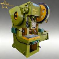 China 250-ton Punching Machine J23 Series Mechanical Punch Press with 400KN Nominal Pressure for Metal Hole Drilling for sale