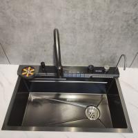 China Premium Handcrafted Single Kitchen Sink - Polished Chrome Finish & Deep Basin Capacity for sale