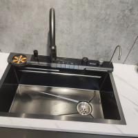 China Premium Handcrafted Single Kitchen Sink - Polished Chrome Finish & Deep Basin Capacity for sale