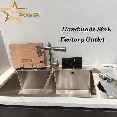 China Handmade Stainless Steel Undermount Vegetable Washing Basin for Kitchen Sink for sale