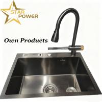 China Nano Oil-Proof PVD Coated Food Grade 304/316 Stainless Steel Kitchen Sink Handmade Sink for sale
