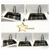 China Seamless Welded PVD Coated Handmade Stainless Steel Kitchen Sink with Food-Grade 304/316 Material for sale