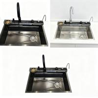 China Handmade Aerospace-Grade 316Ti Stainless Steel Single Bowl Kitchen Sink with 250mm Deep Basin for sale