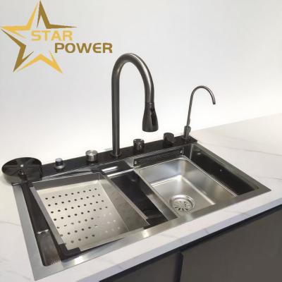 China Handmade Extra-Thick 4.0mm 304/316 Stainless Steel Custom Kitchen Sink for sale