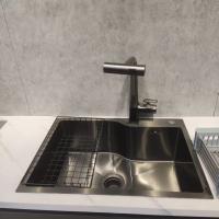 China Handmade Premium Quality 304/316 Stainless Steel Kitchen Sink with Nano Silver Ion Antibacterial Coating for sale