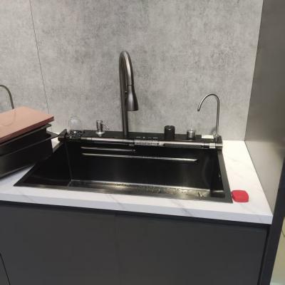China Handmade Stainless Steel Kitchen Sink with 304/316 Food-Grade Sterile Certified Deepened Bowl Design for sale