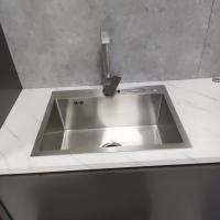 China R10 Round Corner No-Dead-End 304/316 Stainless Steel Handmade Kitchen Sink with Deepened Bowl and Noise-Reducing Shock Pads for sale