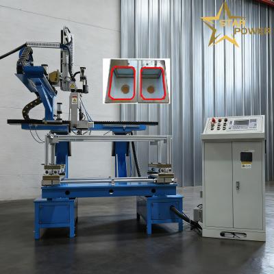 China CNC Control Stainless Steel Sink Welding Machine with Pneumatic Clamping and 220V Voltage for Handmade Sink Panels for sale