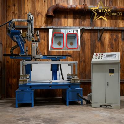 China Automatic Four-Side Welding Machine with PLC CNC System and Servo Motor Positioning for Metal Kitchenware Panels for sale