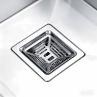 China Original Brushed Finish Handmade Double Bowl Sink in 304 Stainless Steel for Modern Kitchens for sale