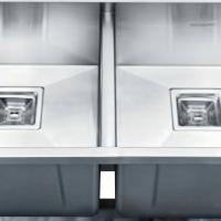 China Original Brushed Finish Handmade Double Bowl Sink in 304 Stainless Steel for Modern Kitchens for sale