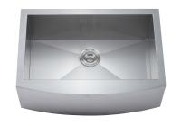 China Handmade Brushed 304 Stainless Steel Undermount Kitchen Sink with Deep Single Basin and Sound-Dampening Pads for sale