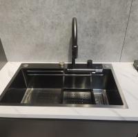 China 304 Stainless Steel Single Bowl Kitchen Sink | Premium Handcrafted Polished Finish, Large Deep Basin For Home Kitchen Renovation for sale
