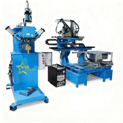 China Automatic Hydraulic Seam Press Machine | 380V High Pressure Precision Equipment For 304 Stainless Steel Kitchen Sink Manufacturing Line for sale