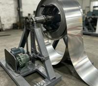 China 10000kg Heavy Duty Automatic Coil Uncoiler Handler System | Motor Driven Metal Strip Decoiling Equipment For 304 Stainless Steel Sink Panel Production Line for sale