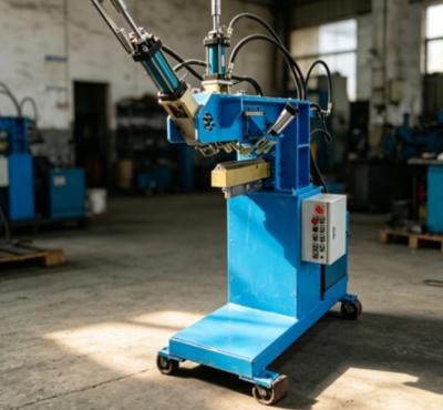 China PLC Automatic Sink Joint & Corner Press Machine | 2.3kW Power, 30MPa Main Pressure, 0.5-1.0MPa Auxiliary Pressure For 304 Stainless Steel Kitchen Sink Manufacturing for sale
