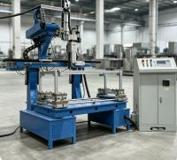China CNC Four Side Flat Welding Machine | High Efficiency One-Click Automatic Precise Welding Equipment For 304 Stainless Steel Kitchen Sink Metal Fabrication Line for sale