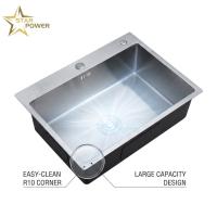 China 16 Gauge 304 Stainless Steel Deep Single Bowl Kitchen Sink Undermount 30x18 Inch 10 Inch Basin Brushed Finish for sale