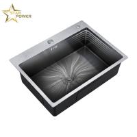 China 16 Gauge 304 Stainless Steel Double Bowl Kitchen Sink Drop-in 30x18 Inch 9 Inch Deep Basin Brushed Finish for sale