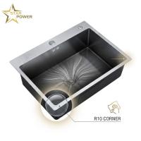 China 16 Gauge 304 Stainless Steel Farmhouse Apron Front Kitchen Sink 33x22 Inch 10 Inch Deep Single Bowl Brushed Finish for sale
