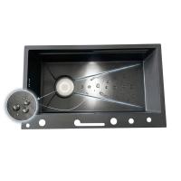 China 34 Inch Undermount Double Bowl Kitchen Sink 50 50 SUS304 16 Gauge Zero Radius for sale
