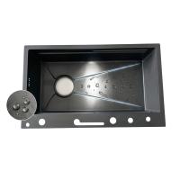 China 30 Inch Drop-In Double Bowl Kitchen Sink 22 Gauge with Two Faucet Holes for sale